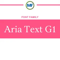 Aria Text G1 Bold Font: Free Download | MaisFontes