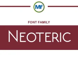 NEOTERIC Bold Font: Free Download | MaisFontes