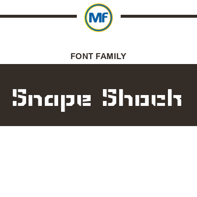 Download Snape Shock Fonts | MaisFontes