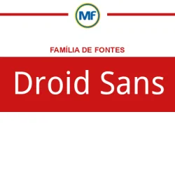 Droid Sans Regular: Baixar Fonte Grátis | MaisFontes