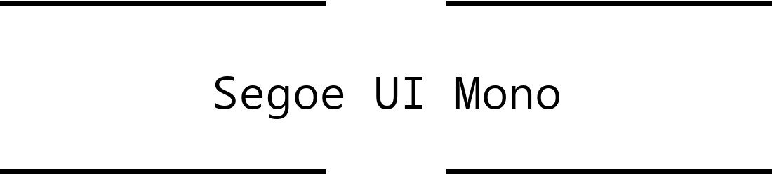 Segoe UI Mono: Download Free Font | MaisFontes