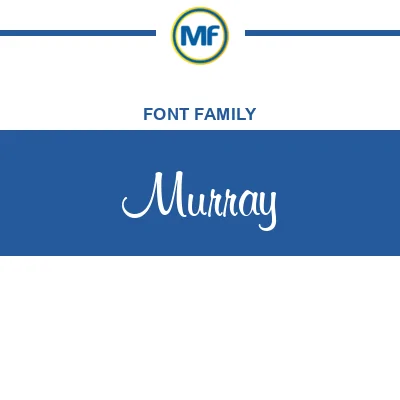 Download Murray Fonts | MaisFontes