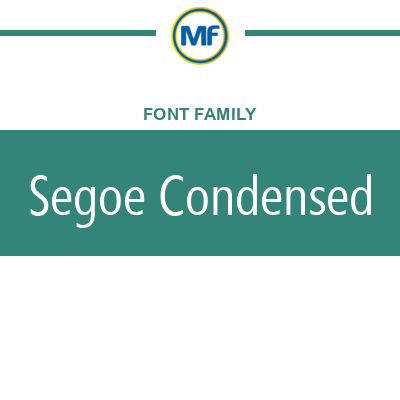 Segoe Condensed Font Family: Free Download | MaisFontes
