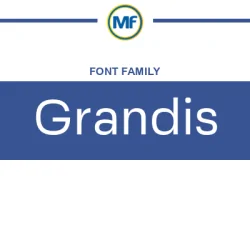 Grandis Regular Font: Free Download | MaisFontes