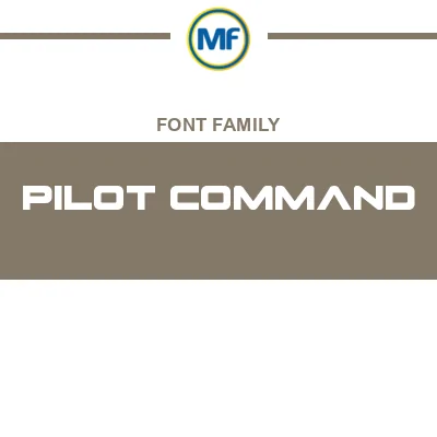 Pilot Command Font Family: Download Free | MaisFontes