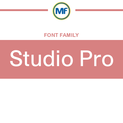 Download Studio Pro Fonts | MaisFontes