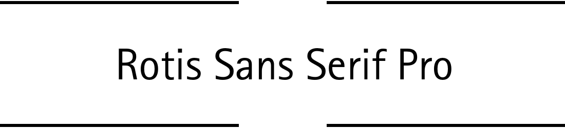 Rotis Sans Serif Pro: Free Font Download | MaisFontes