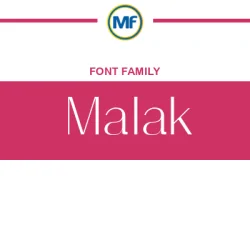 Malak Regular Font: Free Download | MaisFontes