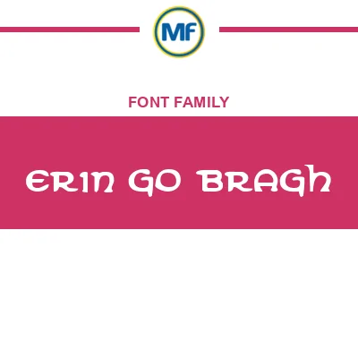 Erin Go Bragh Font Family: Download Free | MaisFontes