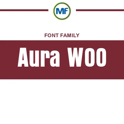 Download Aura W00 Fonts | MaisFontes