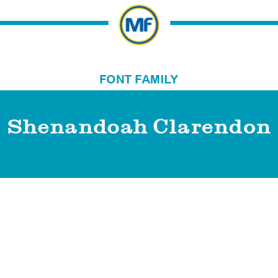 Shenandoah Clarendon Font Family: Download Free | MaisFontes