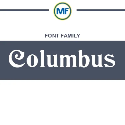 Download Columbus Fonts | MaisFontes