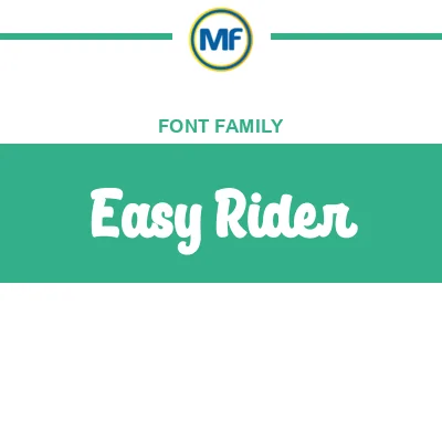 Easy Rider Font Family: Download Free | MaisFontes