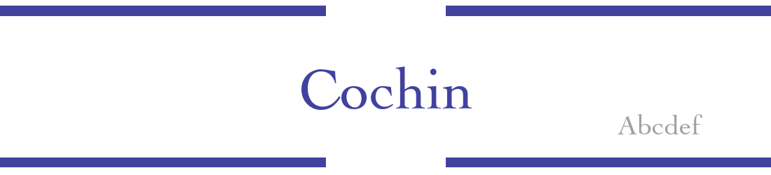 Cochin: Free Font Download | MaisFontes