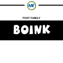 Boink Std Font: Free Download | MaisFontes