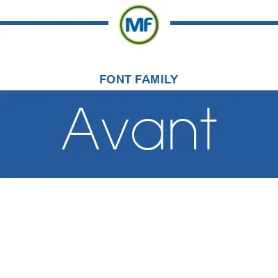 Download Avant Fonts | MaisFontes
