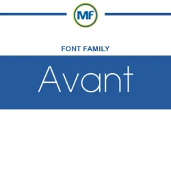 Avant Regular: Free Font Download | MaisFontes