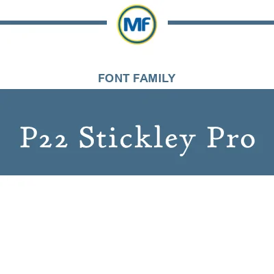 Download P22 Stickley Pro Fonts | MaisFontes