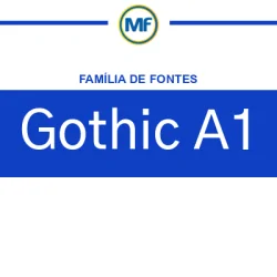 Gothic A1 SemiBold: Baixar Fonte Grátis | MaisFontes