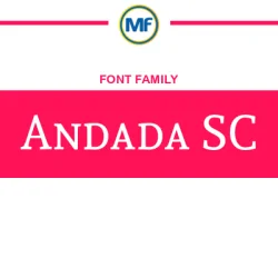 Andada SC Bold: Free Font Download | MaisFontes