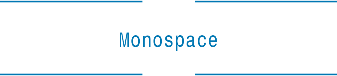 Monospace：免费字体下载 | MaisFontes