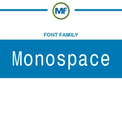 Monospace Regular: Free Font Download | MaisFontes