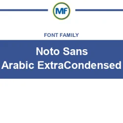 Noto Sans Arabic ExtraCondensed Bold Font: Free Download | MaisFontes