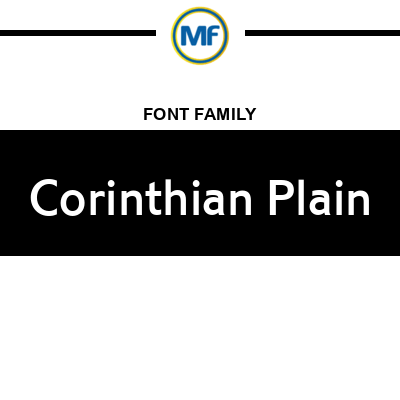 Download Corinthian Plain Fonts | MaisFontes