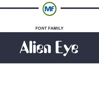 Download Alien Eye Fonts | MaisFontes