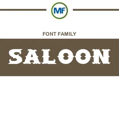 Download Saloon Fonts | MaisFontes