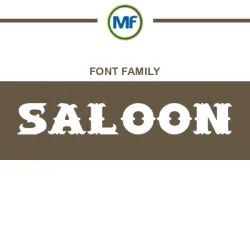 Saloon Regular: Free Font Download | MaisFontes