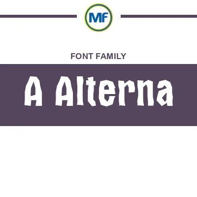 Download A Alterna Fonts | MaisFontes