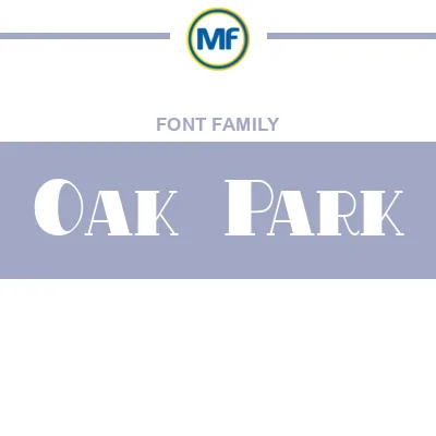 Download Oak Park Fonts | MaisFontes