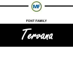 Tervana Font: Free Download | MaisFontes