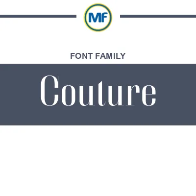 Download Couture Fonts | MaisFontes
