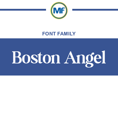 Download Boston Angel Fonts | MaisFontes