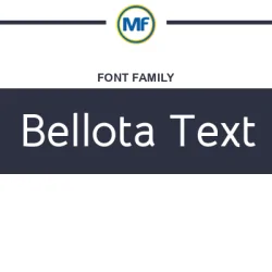 Bellota Text Bold: Free Font Download | MaisFontes