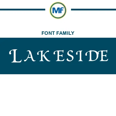Download LHF Lakeside Fonts | MaisFontes