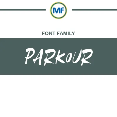 Parkour Font Family: Free Download | MaisFontes