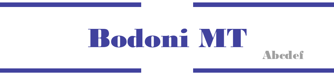 Bodoni MT Condensed Font: Free Download | MaisFontes