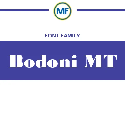 Download Bodoni MT Fonts | MaisFontes