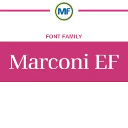 Marconi EF SemiBold: Free Font Download | MaisFontes