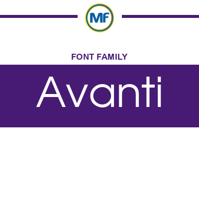 Avanti Font Family: Download Free | MaisFontes