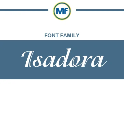 Download Isadora Fonts | MaisFontes