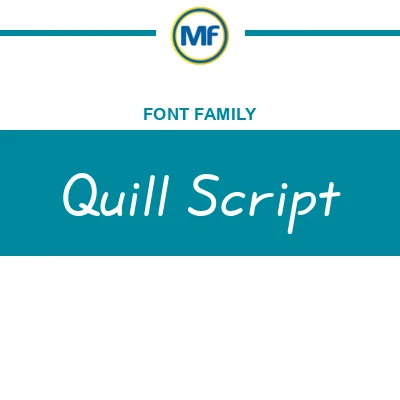 Download Quill Script Fonts | MaisFontes