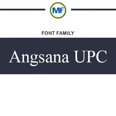 Angsana UPC Font Family: Download Free | MaisFontes