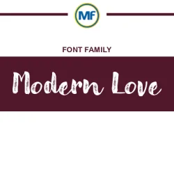 Modern Love Regular Font: Free Download | MaisFontes