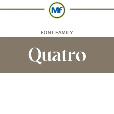 Download Quatro Fonts | MaisFontes