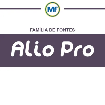 Alio Pro Família de Fontes: Baixe Grátis | MaisFontes