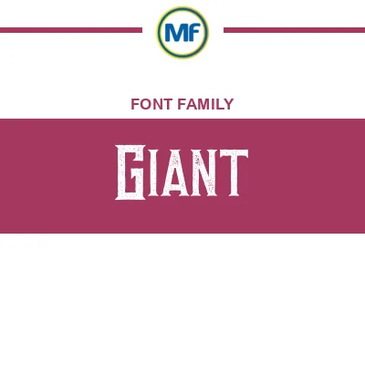 Download Giant Fonts | MaisFontes